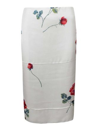 N&deg;21 Jupe Midi - Blanc