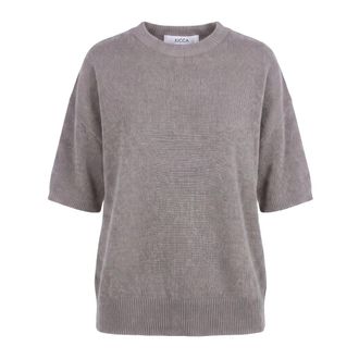 Jucca Rundhals-Strickware - - Knitwear - Damen - Beige - XS