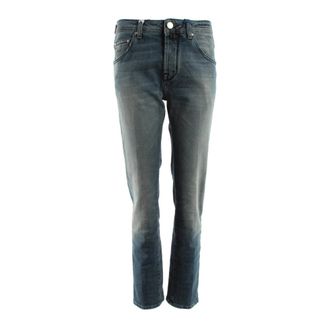 Jacob Cohen Scott Slim Cropped Carrot Jeans - - Jeans - Herren - Blau - W30
