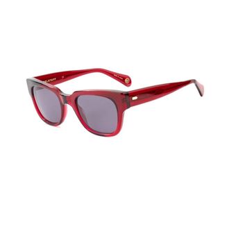 Belstaff Femme, Accessoires, Rouge, Taille: ONE Size Acetate Round Frame Lunettes de soleil