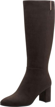 Marco Tozzi by Guido Maria Kretschmer Damen Stiefel mit Blockabsatz Elegant, Braun (Mocca), 39 EU