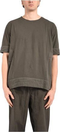 Andrea Ya'aqov Homme, Sweatshirts et sweats &agrave; capuche, Gris, Taille: XL SweaT-shirt ras du cou