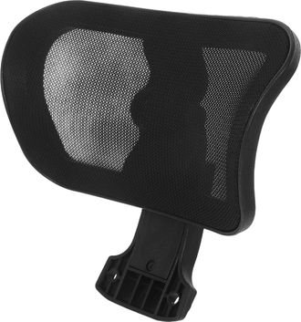 BESPORTBLE SAFIGLE H&ouml;henverstellbare Kopfst&uuml;tze f&uuml;r B&uuml;rost&uuml;hle Kompakte Nackenst&uuml;tze aus Schwarzem Kunststoff mit Schraubbefestigung Ergonomisches Zubeh&ouml;r f&uuml;r Ho