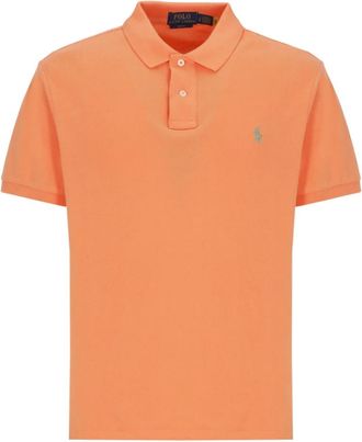 Ralph Lauren Homme, Tops, Orange, Taille: L Polo Chemises