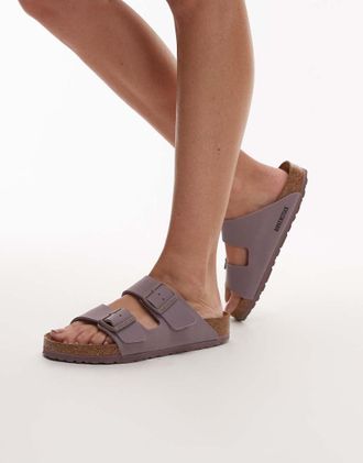 Birkenstock Arizona - Sandalen in verblasstem Lila