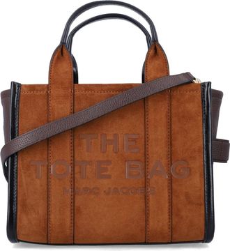 Marc Jacobs Femme, Sacs, Brun, Taille: ONE Size The Small Tote Suede