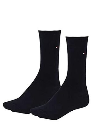 Tommy Hilfiger Femme Classic Chaussettes, Bleu Marine, 35-38 EU