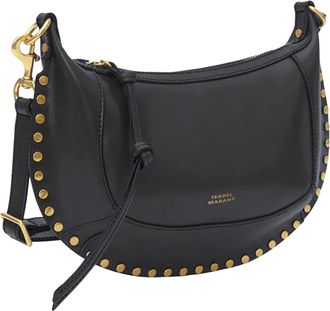 Isabel Marant Oskan Moon Shoulder Bag - Black