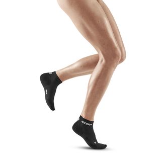 CEP Damen Ultralight Socks Low Cut V3 Laufbekleidung Kompressions-Socken Black - Schwarz Ii