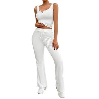 Generic V&ecirc;tements de sport pour femme Mode Patchwork Poche Haut &agrave; manches longues Pantalon long Combishort Gym Ensemble de d&eacute;tente Ensemble de v&ecirc;tements de d&eacute;