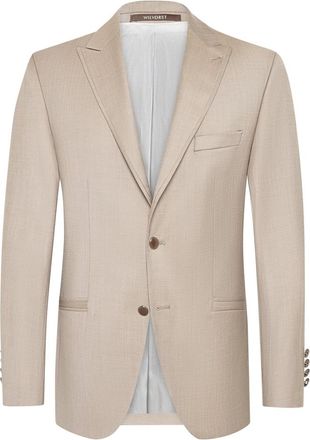 Wilvorst Einreiher-Sakko aus Schurwolle mit Innenfutter in