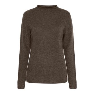 BTF-CPH Btfcph - Pull en Cachemire Pur Fin - Femme - Pulls - Brun - Taille: 38 FR