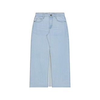 Guess Jupe en denim de coton m&eacute;lang&eacute;