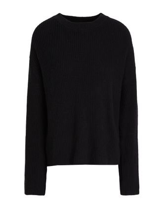 8 by YOOX KNIT RIBBED COTTON OVERSIZED SWEATER