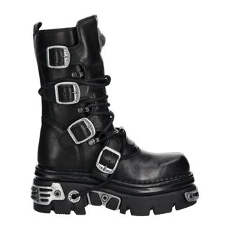 New Rock Femme, Chaussures, Noir, Taille: 42 EU Bottes &agrave; cheville