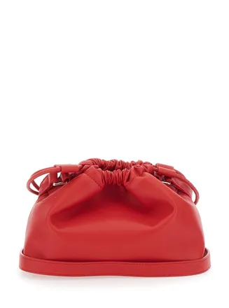 A.P.C. Womens Crossbody Bag Ninon Mini Red Polyurethane Shoulder