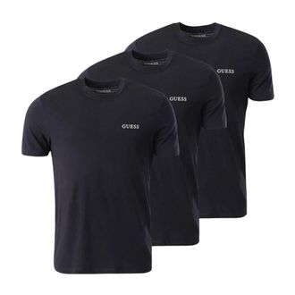 Guess Logo T-Shirt - - Tops - Herren - Blau - 2XL