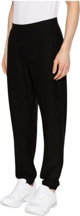 Emporio Armani Homme, Pantalons, Noir, Taille: L Logo Print Joggers
