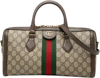 Gucci Sac bandouli&egrave;re vintage en toile Pre-owned - Femme - Pre-owned - Beige - Taille: ONE Size