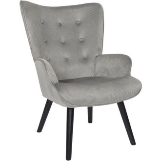 The Home Deco Factory The Home Deco Factory - Fauteuil De Salon Giulia Gris - Home Deco Factory