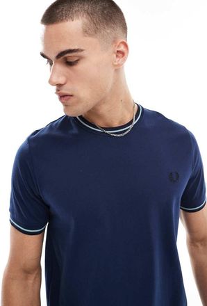 Fred Perry T-Shirt in Marineblau