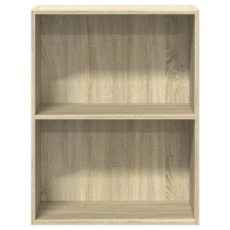 Generic Aufbewahrungs-B&uuml;cherregal, Vertikaler Offener Regal-Organizer, B&uuml;cherregal aus Holzwerkstoff f&uuml;r Wohnzimmer, Schlafzimmer, B&uuml;ro (Sonoma-Eiche 05)