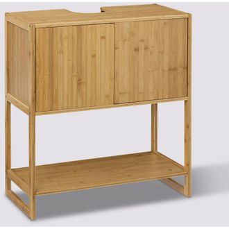 5five Simply Smart 5five Simply Smart - Meuble vasque 2 portes lab n modul bambou - 5five
