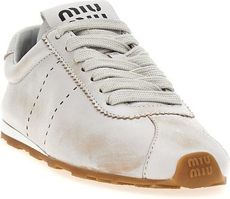 Miu Miu Plume Sneakers - White