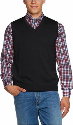 Maerz &Auml;rmellose Strickware - - Knitwear - Herren - Schwarzk - 3XL