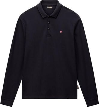 Napapijri EALIS LS 1 Camiseta, Negro, M Hombre