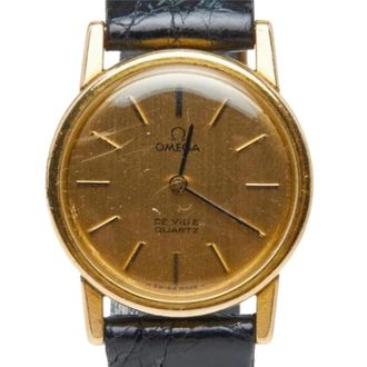 Omega Pre-owned Vintage Armbanduhr - - Pre-owned - Damen - Gelb - ONE SIZE