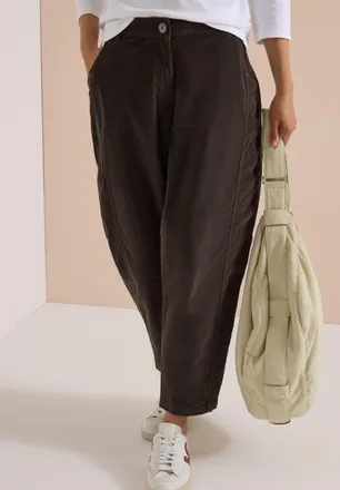 Cecil Cordhose CECIL, Damen, Gr. 28, L&auml;nge 28, pine needle gr&uuml;n, Cord, Obermaterial: 98% Baumwolle, 2% Elasthan. Futter: 100% Baumwolle, Hosen Cordhose, Bau