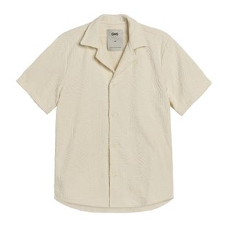 OAS Oas, Homme, Chemises, Beige, Taille: S Chemise Terry Labyrinthe