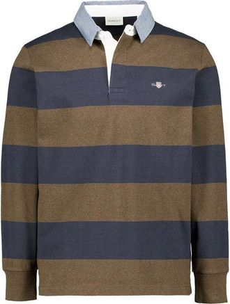 GANT Herren Pullover blau Baumwolle Gestreift