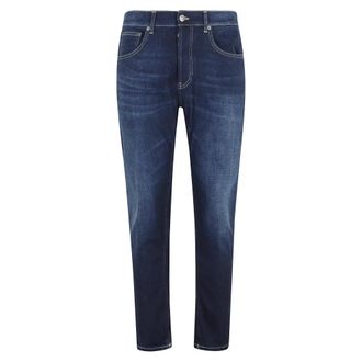 Dondup Blaue Karotten Slim Fit Jeans - - Jeans - Herren - Blau - W36