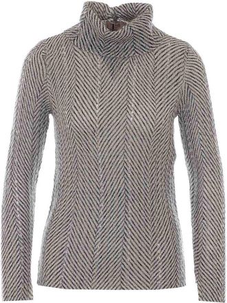 Twinset Rundhalspullover - Grau