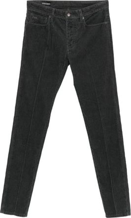 Emporio Armani Homme, Jeans, Gris, Taille: W38 Pantalon en Coton C&ocirc;tel&eacute;