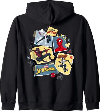 MARVEL Spider-Man Spider-Girl Ghost-Spider Miles Team Spidey Kapuzenjacke