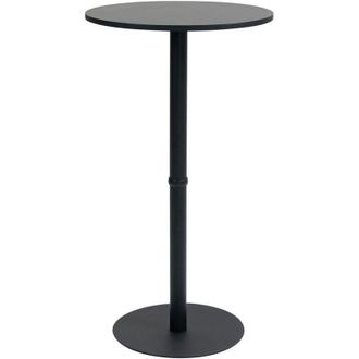 Clp Table haute Hereford ronde Noir / Noir 60 cm
