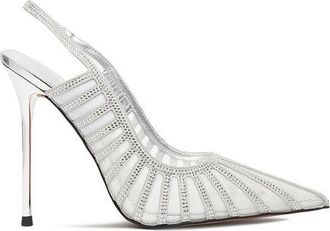 Eva Minge High Heels EO-AVA-E373-70H-C183Y1 Silberfarben