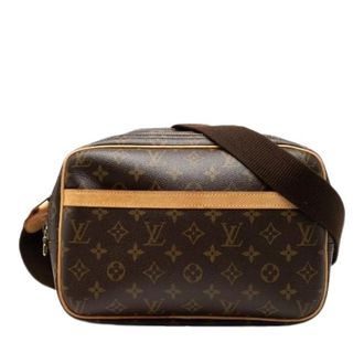 Louis Vuitton Pre-owned Reporter PM Monogram Umh&auml;ngetasche - - Pre-owned - Damen - Braun - ONE SIZE