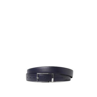 Emporio Armani Homme, Accessoires, Bleu, Taille: ONE Size Ceinture Bleue Élégante