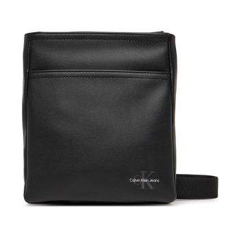 Calvin Klein Jeans Umh&auml;ngetasche Calvin Klein Jeans Mono Logo Flat Pack 18 LV04G3107G Schwarz