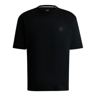 HUGO BOSS T-shirt C-Tames 26 - Homme - Tops - Noir - Taille: M