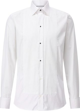 Eton Slim-Fit Twillhemd mit Plissee-Detail