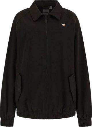 Guess Femme, Sweatshirts et sweats &agrave; capuche, Noir, Taille: 40 FR SweaT-shirt Zipp&eacute; Int&eacute;gral