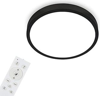 Briloner LED Deckenlampe mit Fernbedienung, buntes RGB+W Licht, Dimmbar, LED Lampe, Deckenleuchte, Wohnzimmerlampe, Schlafzimmerlampe, Küchenlampe, Deckenbeleu