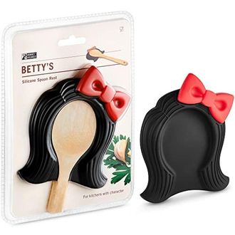 Monkey Business Porte-cuill&egrave;res et ustensiles en Silicone Bettys Wig, Une s&eacute;rie de Gadgets de Cuisine sympas | Porte-cuill&egrave;res pour prot&eacute;ger Le Plan de Travail | Acce