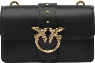 Pinko Pinko, Femme, Sacs, Noir, Taille: ONE Size Sac Bandouli&egrave;re Noir Design &Eacute;l&eacute;gant