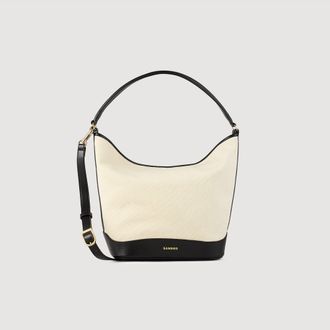 Sandro Beuteltasche Tangoso aus Leinen